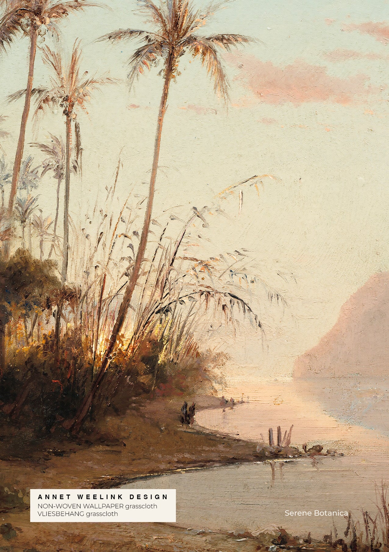 Wallpaper Sample | Serene Botanica| Grasscloth | High Quality | Sus ...