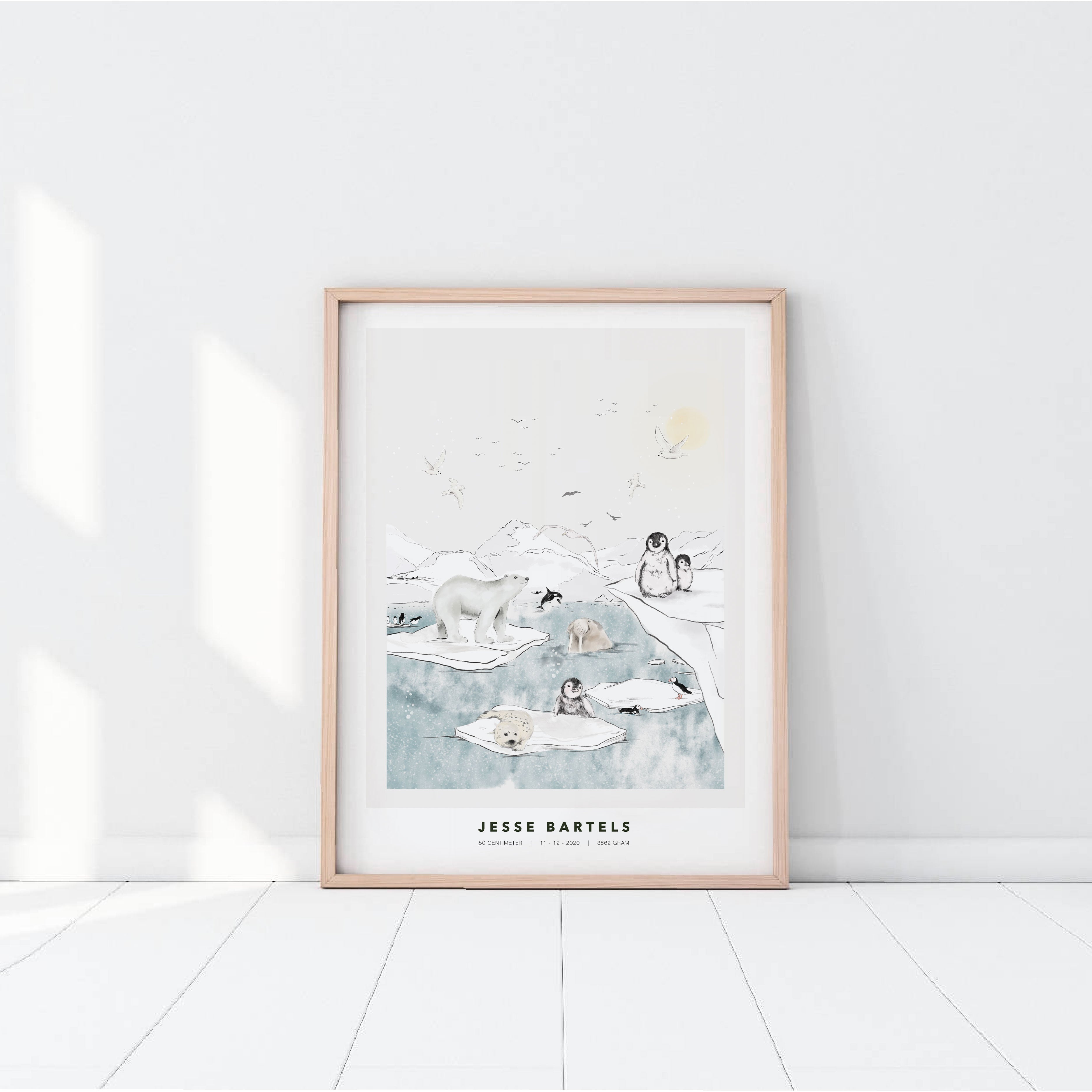 Personalized Poster - Antarctica – Annet Weelink Design