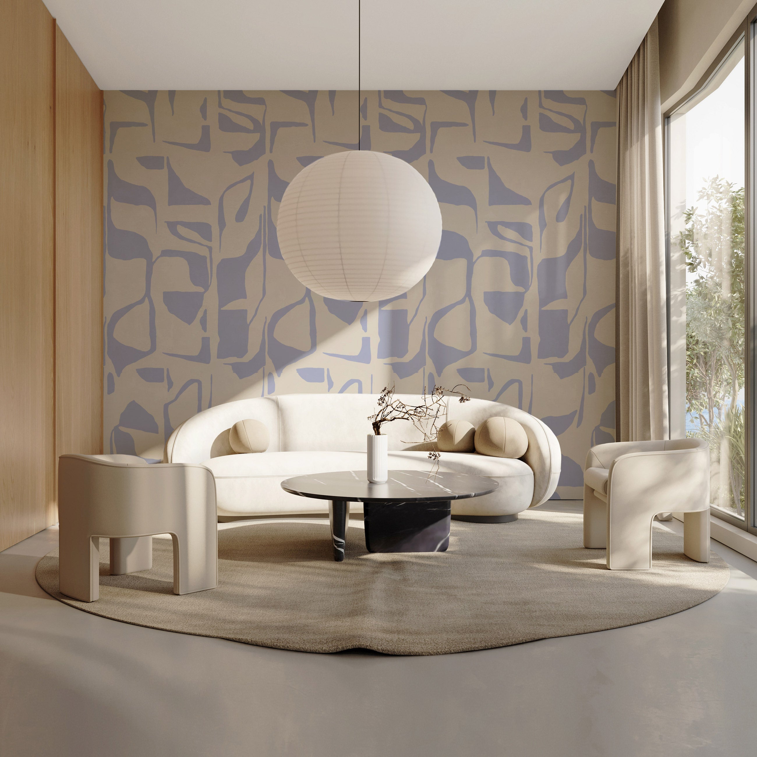 Abstract Behang – Annet Weelink Design